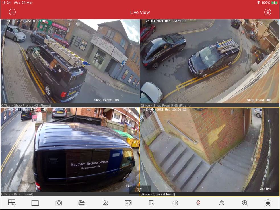 CCTV LIVE VIEW FROM SMARTPHONE